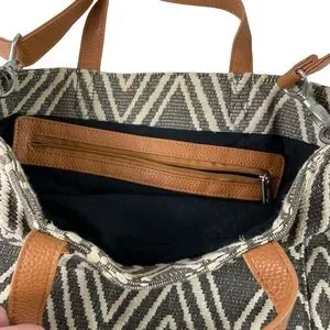 thirty-one | Bags | Thirtyone Window Shopper Crossbody Geometric Weave ...